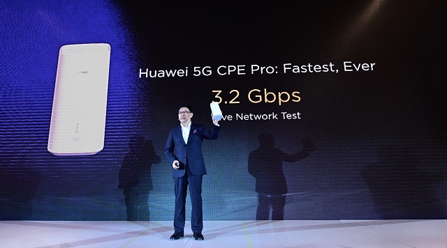 华为发布5G多模芯片巴龙5000及首款5G商用终端5G CPE Pro