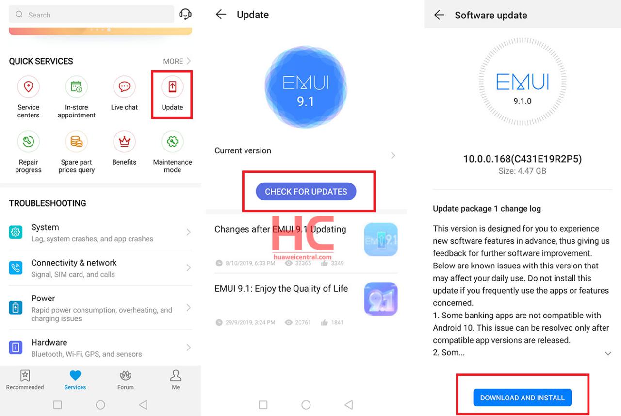 如何下载和安装 EMUI 10.0 [分步指南]