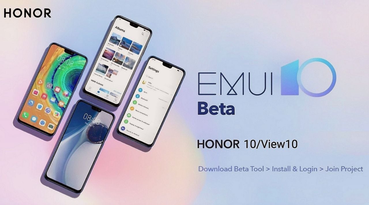 Honor 10 和 View10 EMUI 10 测试版计划在欧洲启动