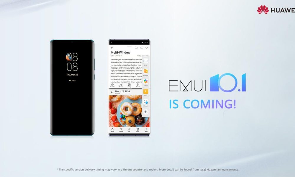 华为正式确认这些全球设备将搭载 EMUI 10.1/Magic UI 3.1 [列表]
