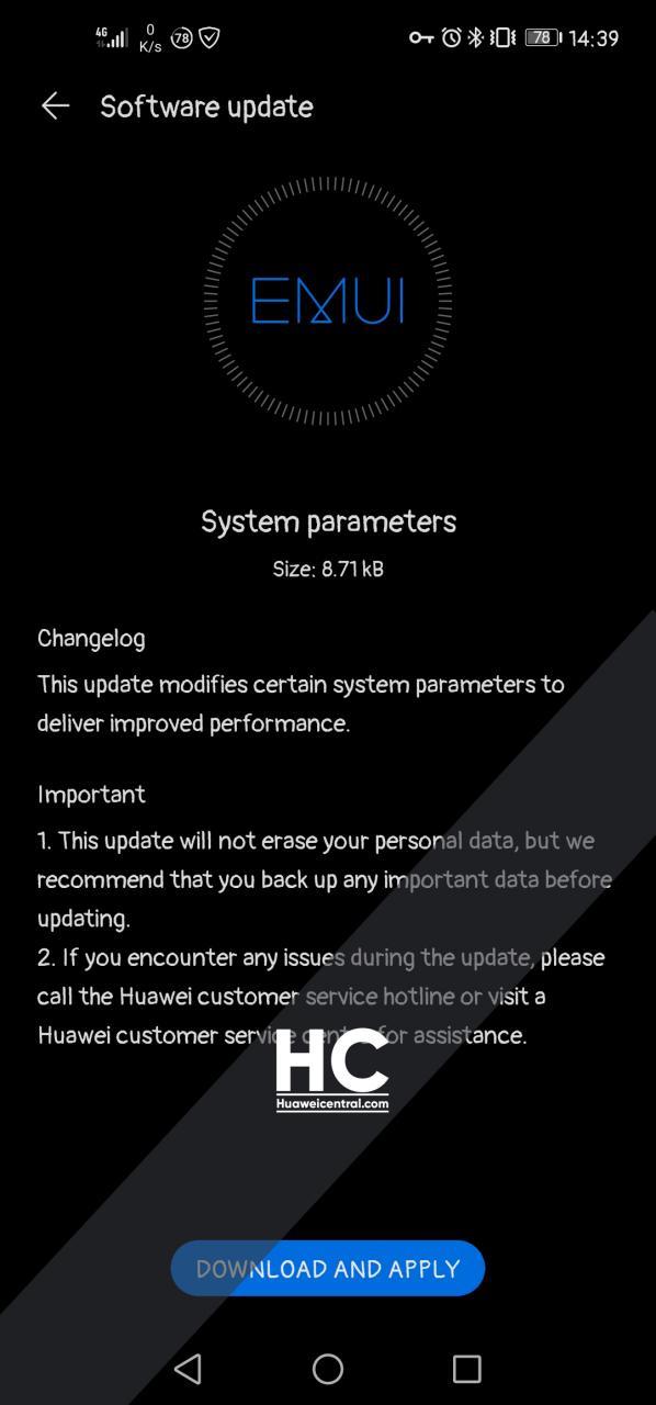 PSA：EMUI 系统参数更新将面向华为设备推出（扩展）