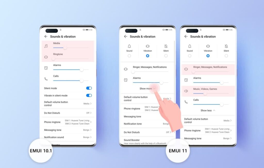 EMUI 11 与 EMUI 10.1：以下是对“设置”菜单所做的更改 - 飞鸟矩阵