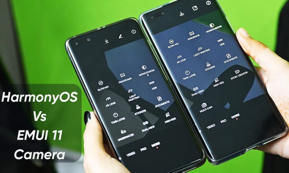 HarmonyOS 2.0 与 EMUI 11：相机应用程序和功能