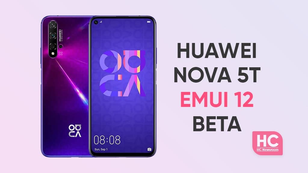 最新消息：华为 Nova 5T 启动 EMUI 12 Beta 测试