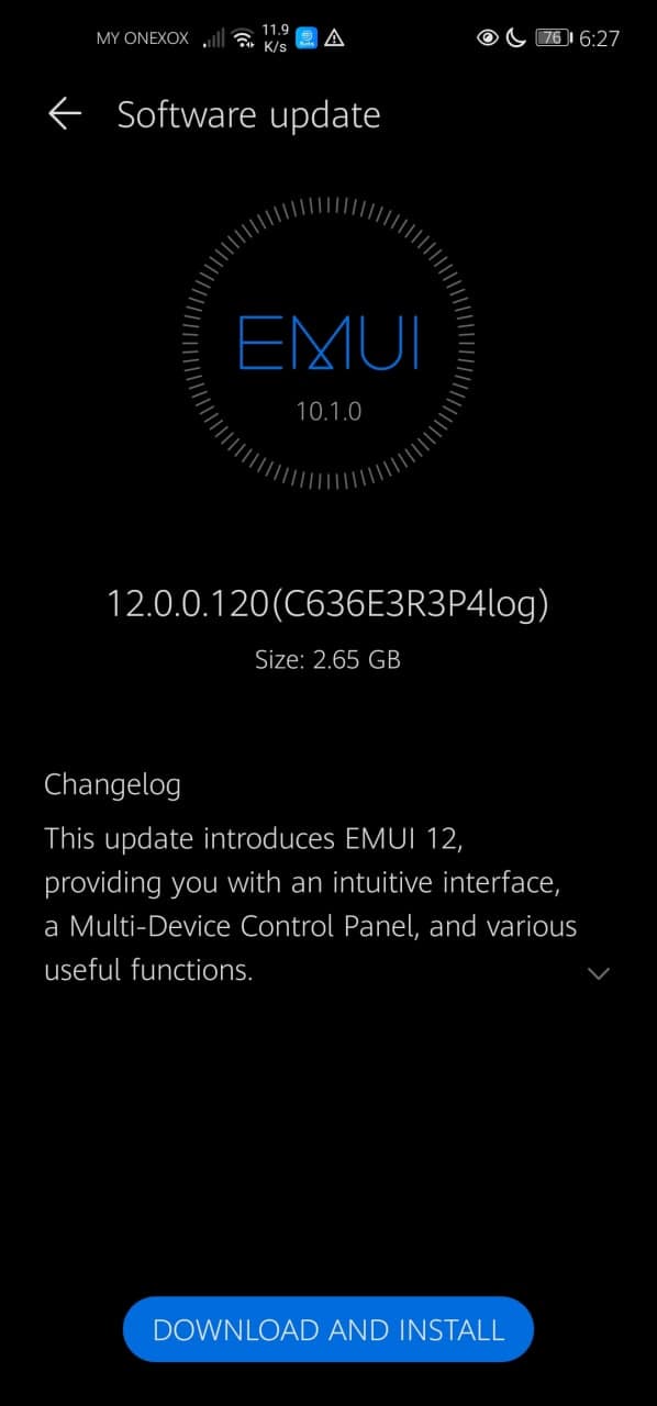 华为 Nova 7i 正在接收 EMUI 12 测试版软件更新 - 飞鸟矩阵