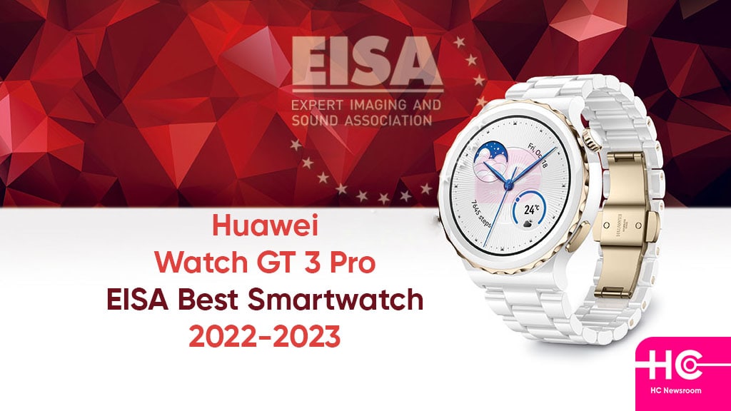 华为 Watch GT 3 Pro 荣获 EISA 2022-2023 年度最佳智能手表产品奖